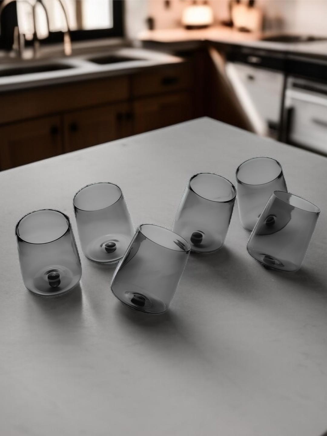 Buy Aura Grey 6 Pieces Borosilicate Glass Pinning Bar Glass - Bar Glass ...