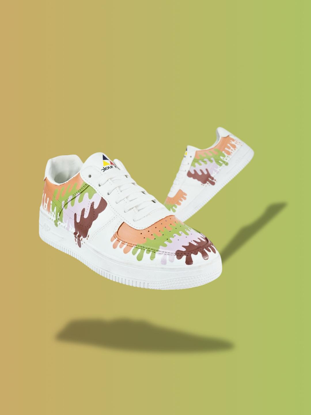 Buy Colour Kicks Women Printed PU Sneakers - Casual Shoes for Women ...