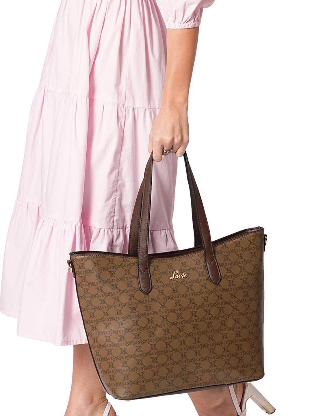 Buy Lavie Women's Monoprint Hailon Large Tote Handbag - Handbags for ...