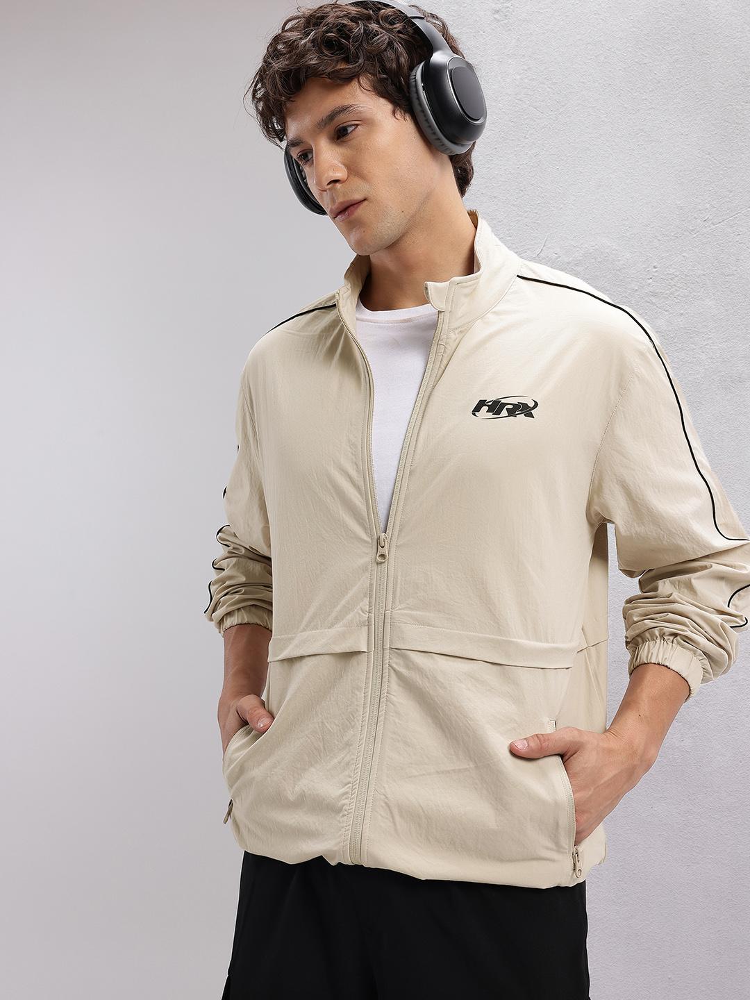 Buy HRX By Hrithik Roshan Paneled Tailored Jacket - Jackets for Men ...