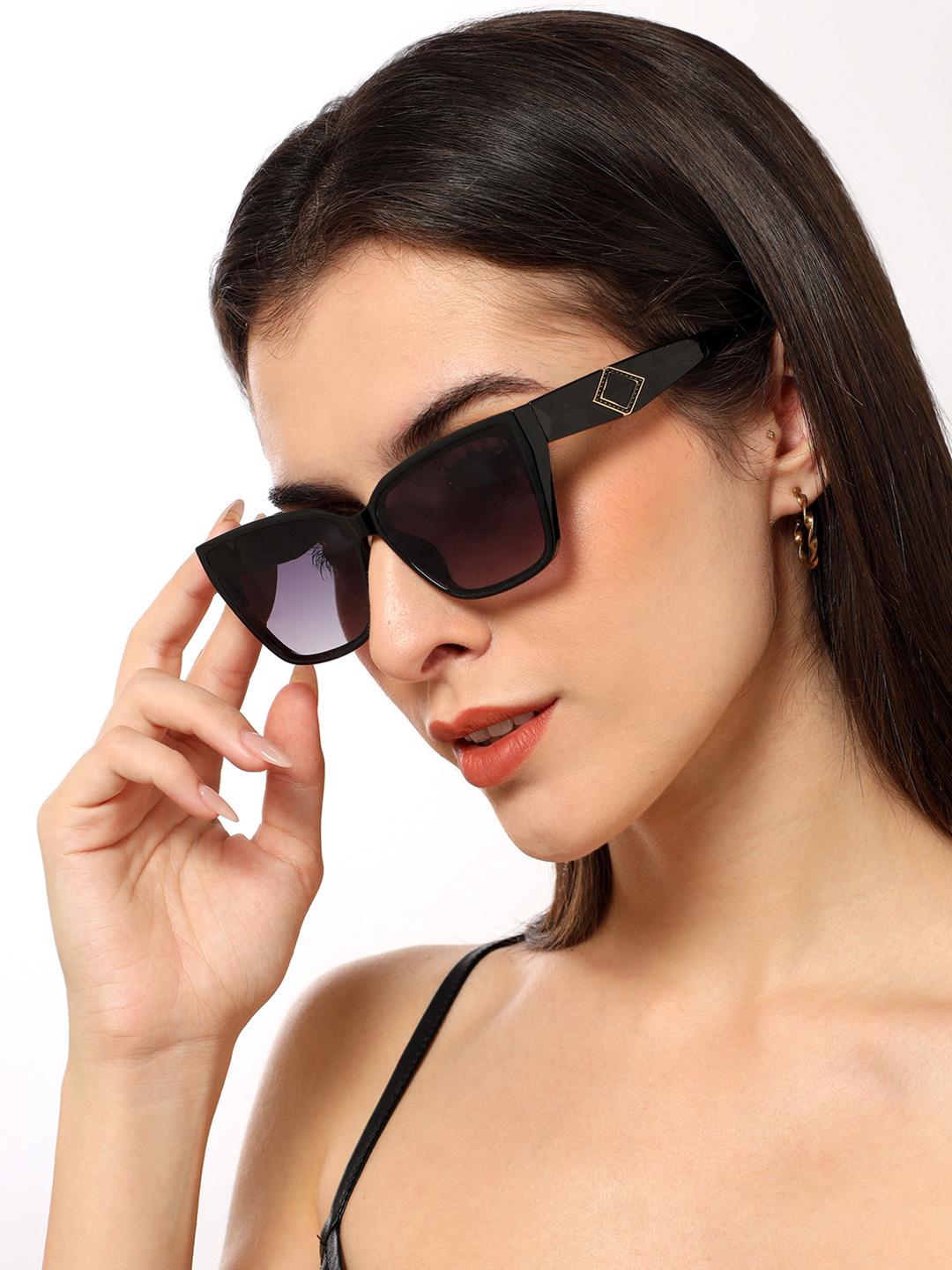 Buy Eyejack By Voyage Women Cateye Sunglasses With UV Protected Lens - Sunglasses for Women ...