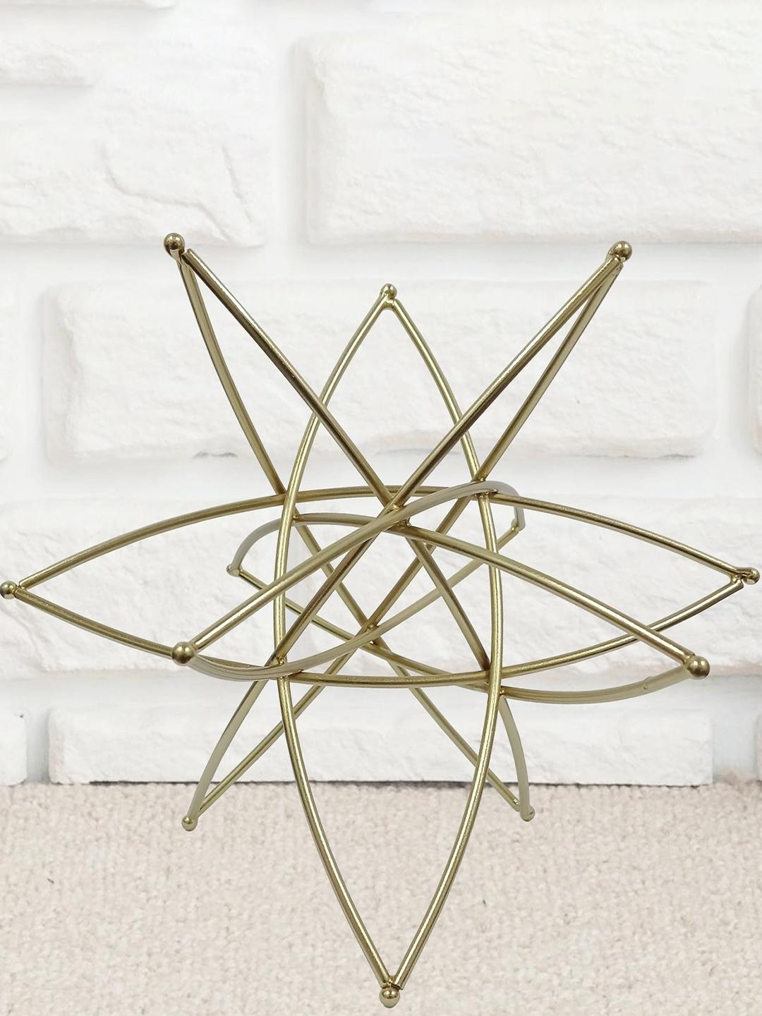 Buy Cocovey Homes Gold Metal Metallic Living Room Small Showpiece 5.9 ...