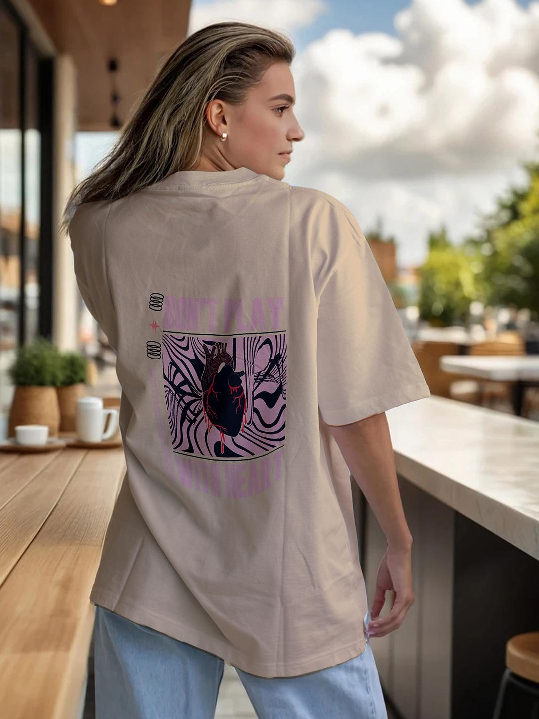 Buy Moda Rapido Women Printed Graphic Oversize Cotton T Shirt - Tshirts ...