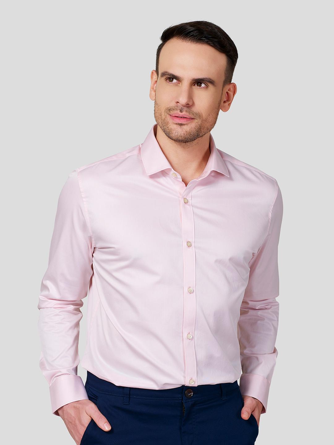 Buy Zest Melange Men Premium Slim Fit Opaque Formal Shirt - Shirts for ...