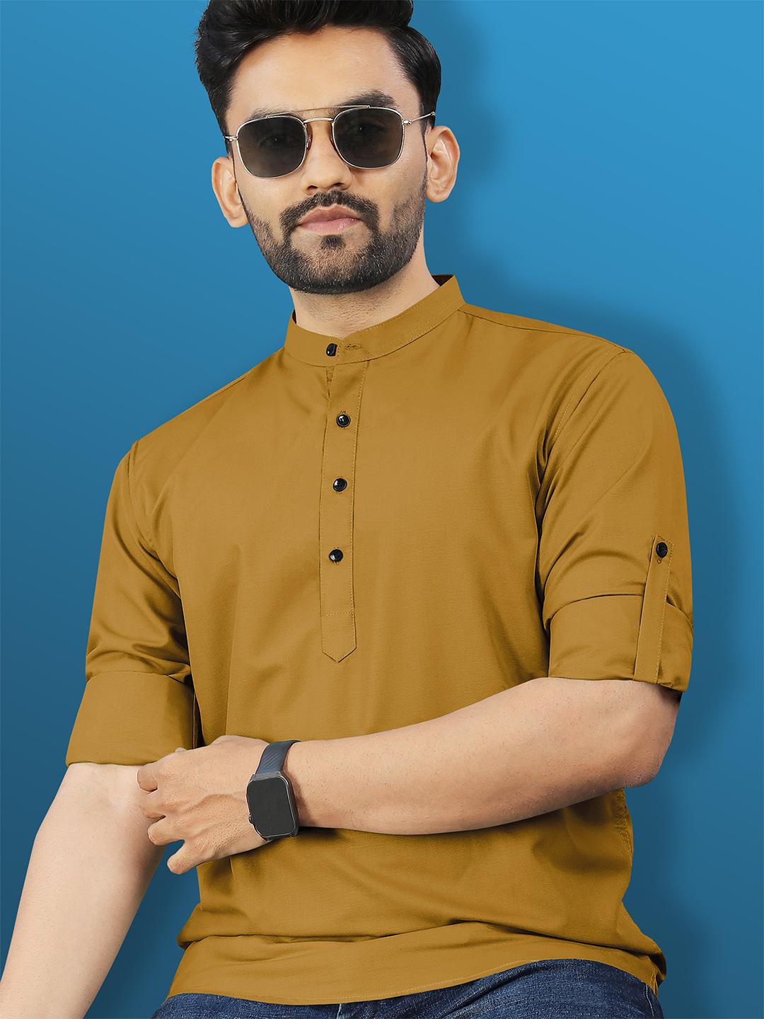 Buy VeBNoR Men Thread Work Kurta - Kurtas for Men 33022593 | Myntra