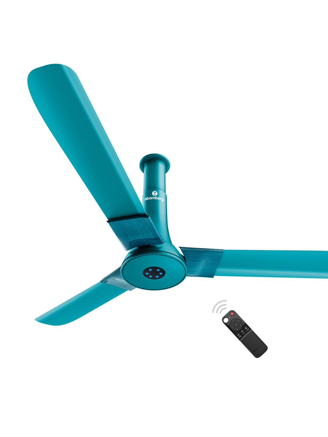 Buy Atomberg Studio+ Aegean Blue 1200mm BLDC BEE 5 Star Ceiling Fan ...