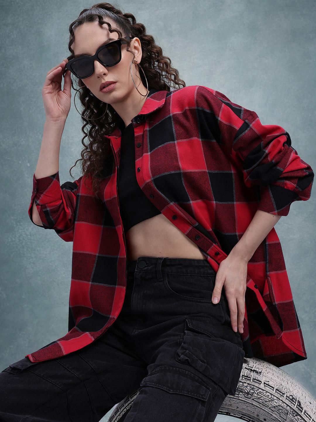 Buy The Roadster Lifestyle Co. Classic Buffalo Checked Oversized Pure ...