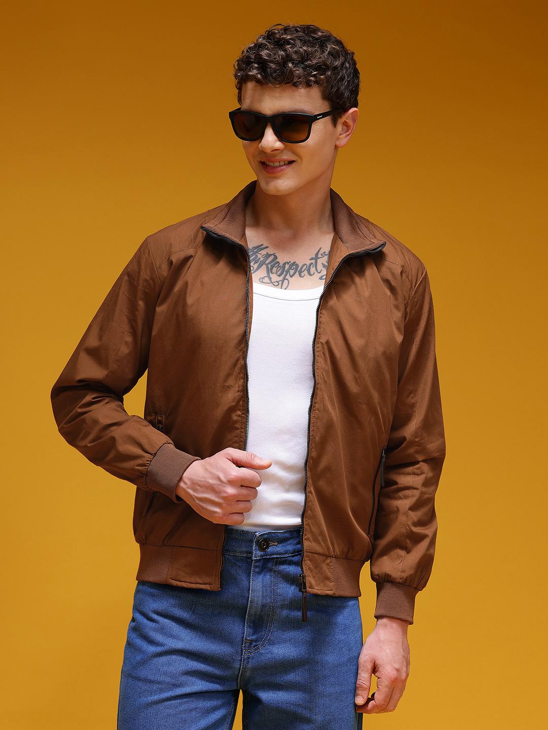 Buy HERE&NOW Cotton Bomber Jacket - Jackets for Men 33088871 | Myntra