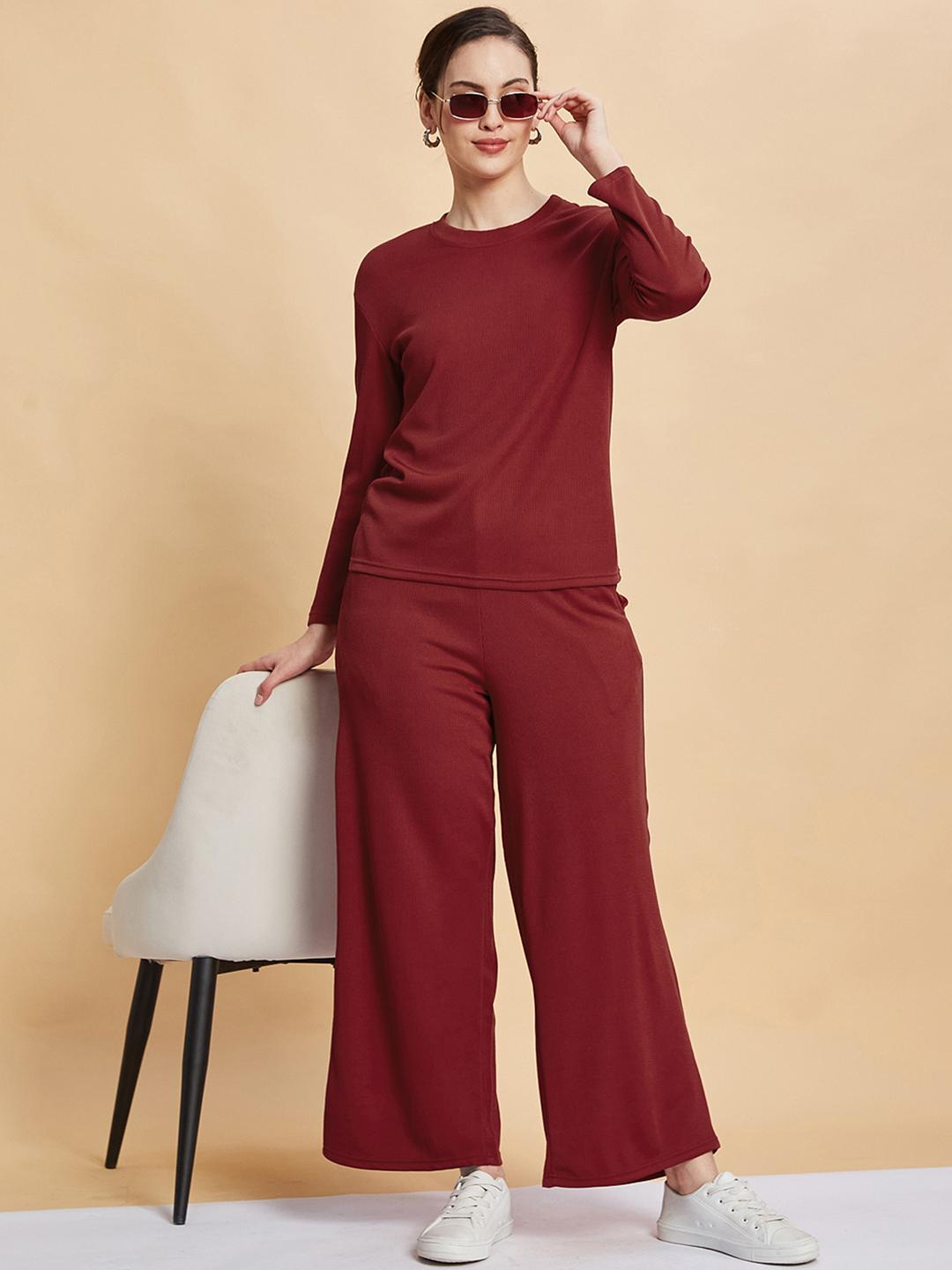 Buy Moda Rapido T Shirt With Trousers Co Ords - Co Ords for Women ...