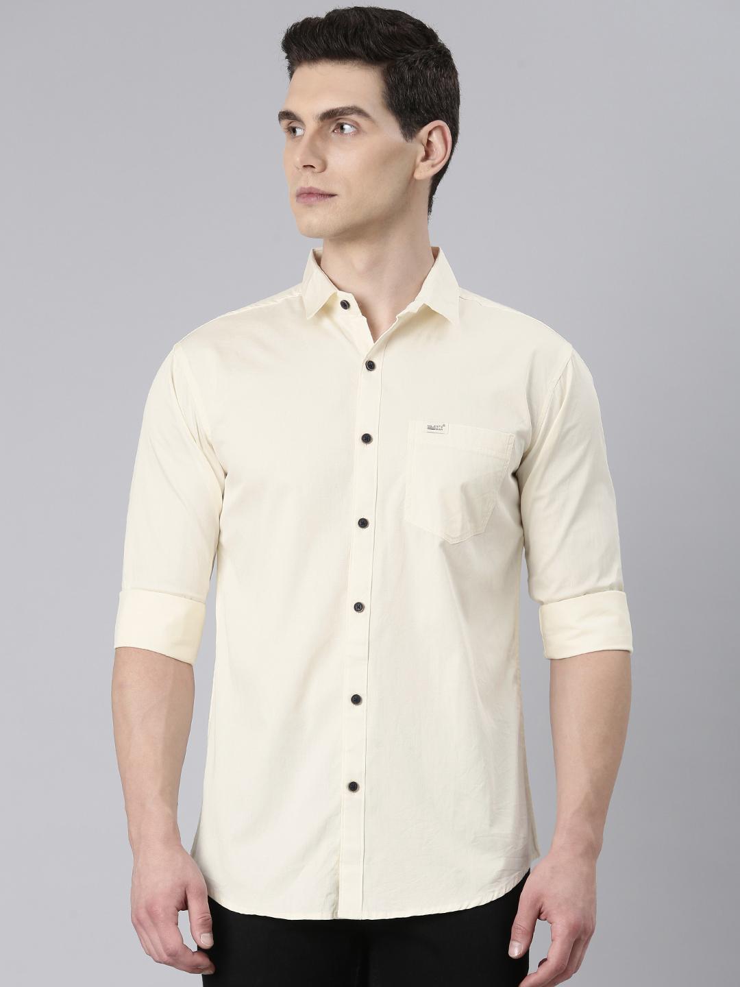 Buy Majestic Man Men Comfort Slim Fit Pure Cotton Casual Shirt - Shirts ...