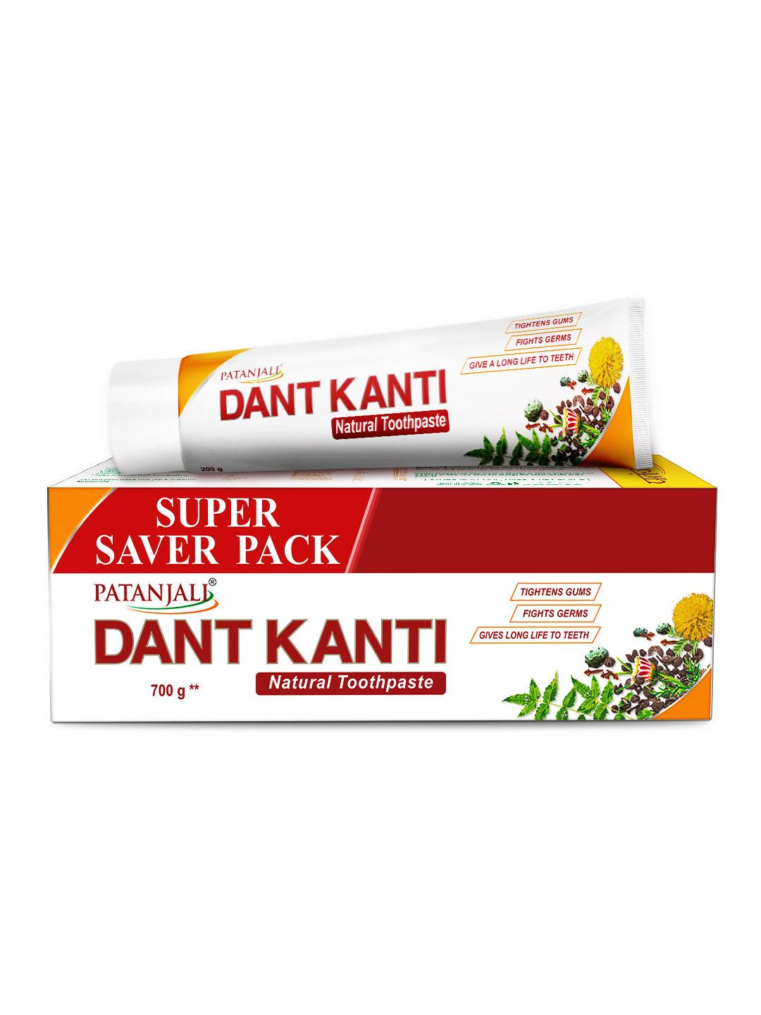 Buy Patanjali Dant Kanti Natural Toothpaste With Natural Herbs 700 G ...