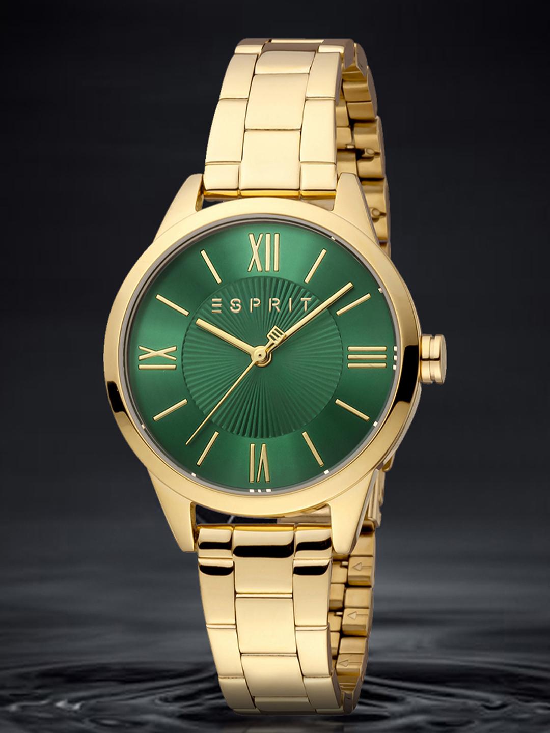 Buy ESPRIT Women Embellished Dial & Stainless Steel Straps Analogue ...
