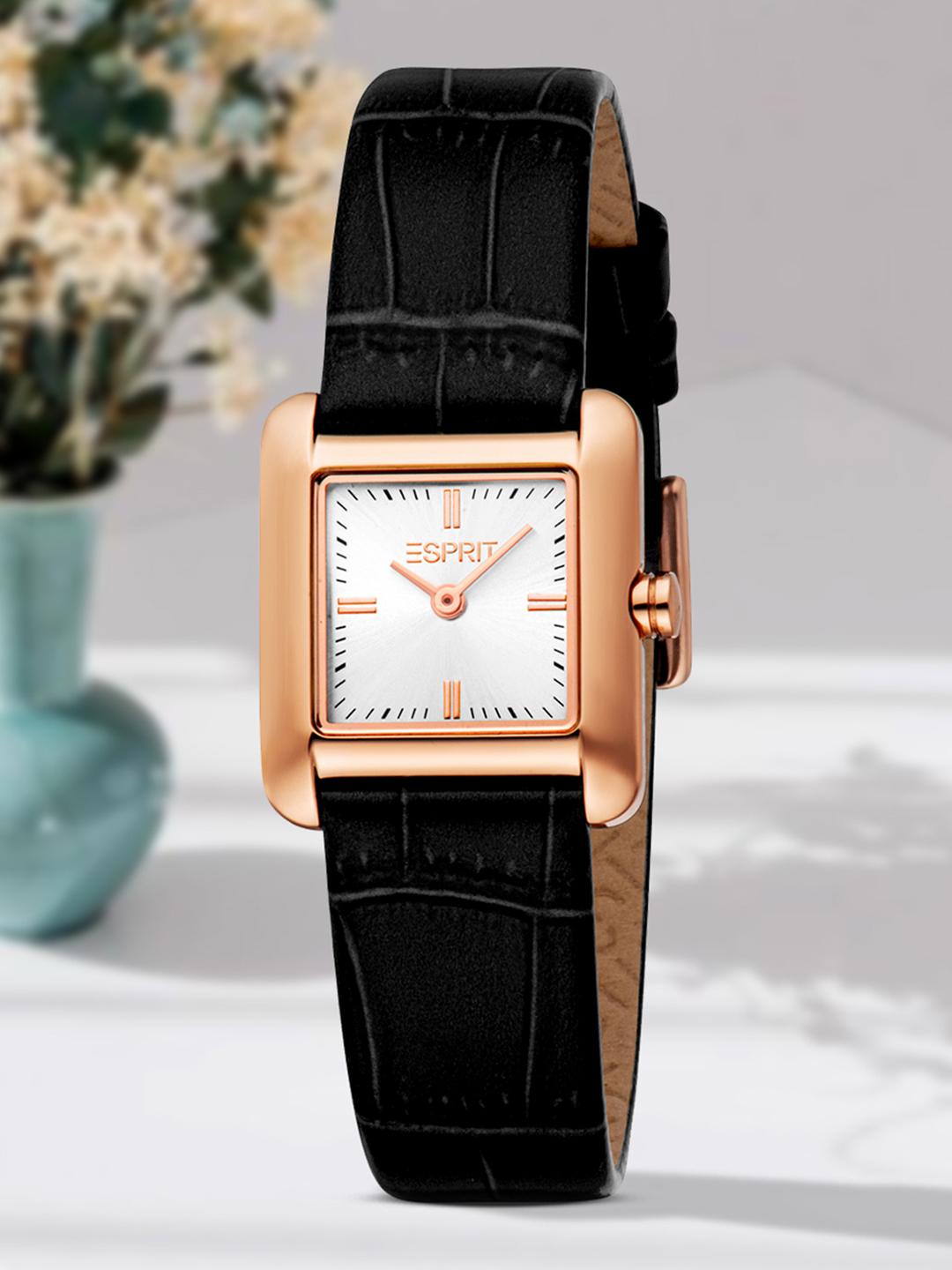 Buy ESPRIT Women Dial & Leather Straps Analogue Watch ES1L475L0035 ...