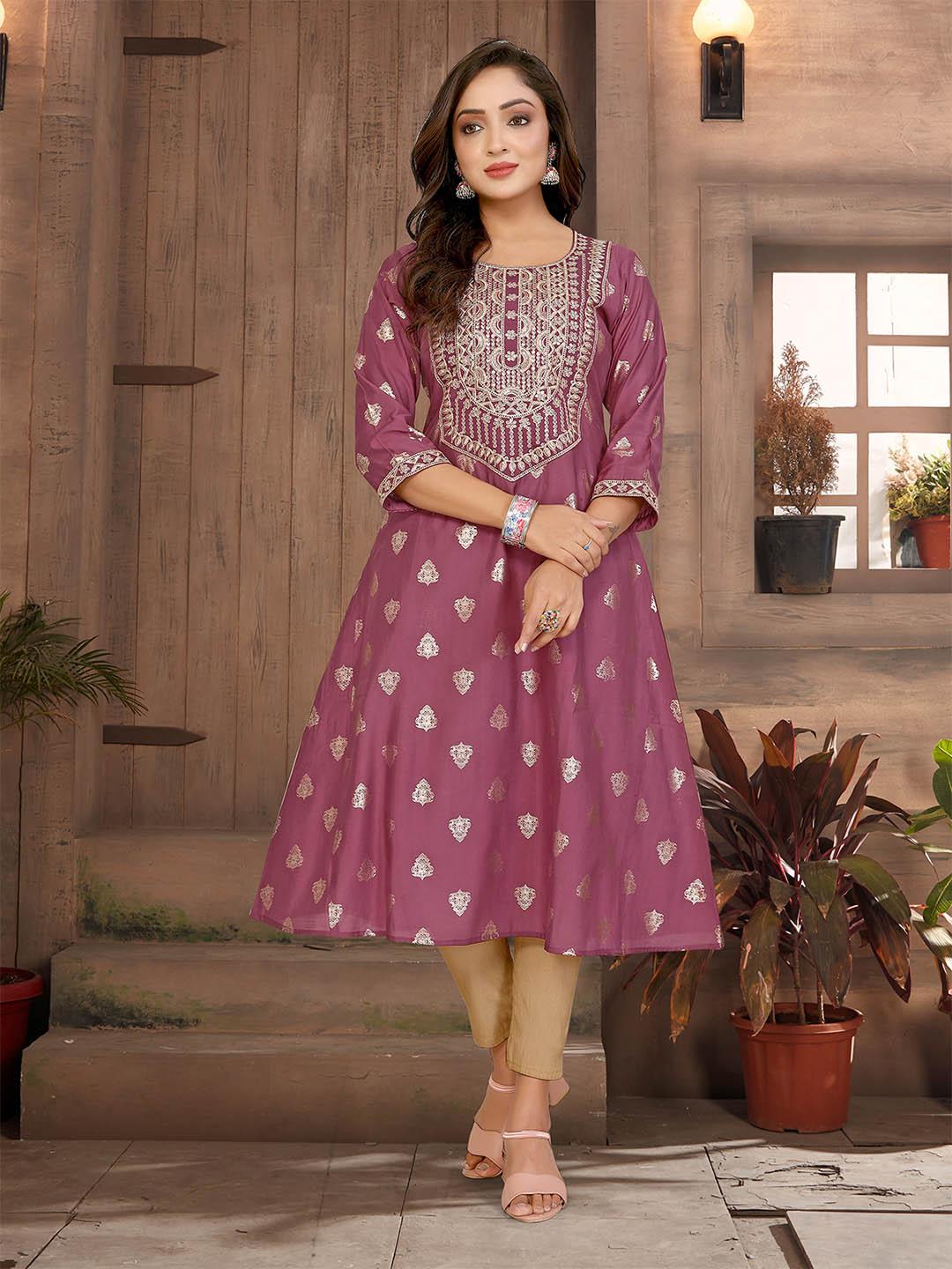 Buy Rangita Women Embroidered Kurta - Kurtas for Women 33283893 | Myntra