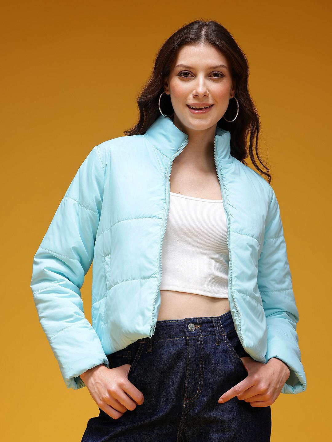 Buy HERE&NOW Women Crop Padded Jacket - Jackets for Women 33320760 | Myntra