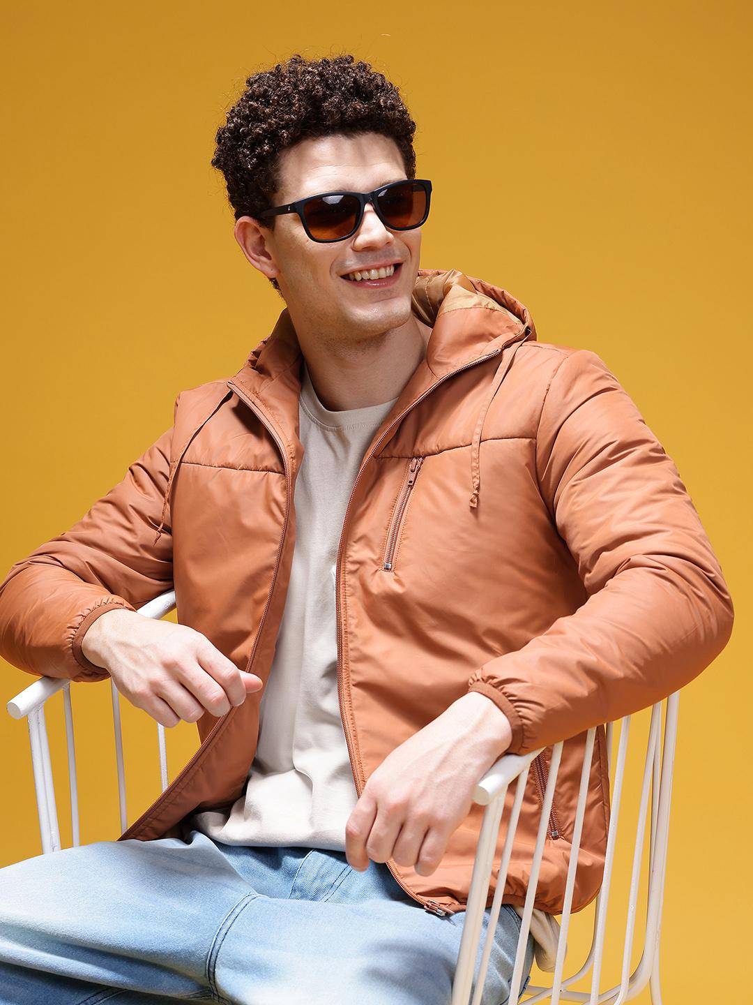 Buy HERE&NOW Hooded Padded Jacket - Jackets for Men 33320877 | Myntra