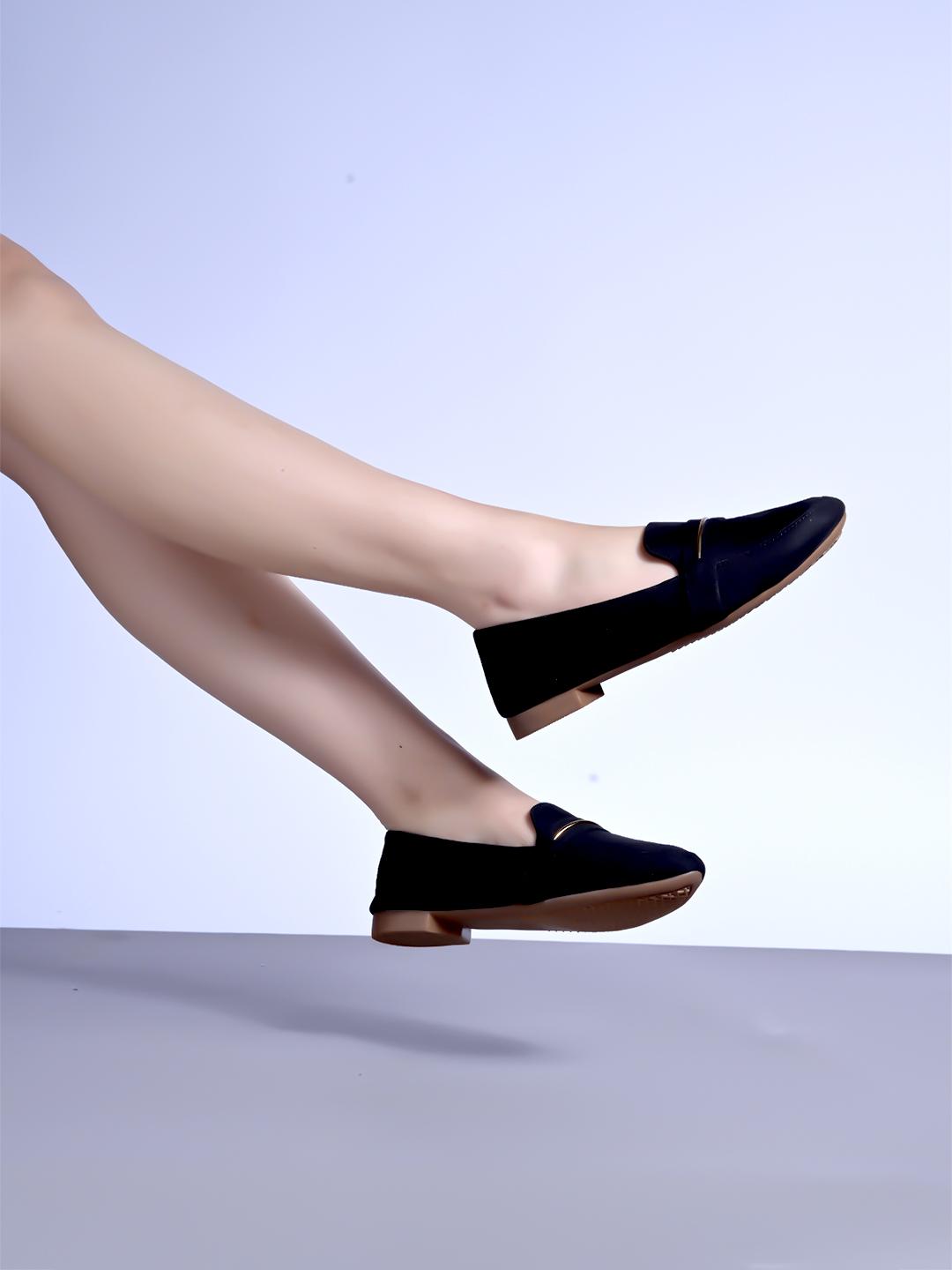 Buy Shoetopia Women Pointed Toe Suede Loafers - Casual Shoes for Women ...