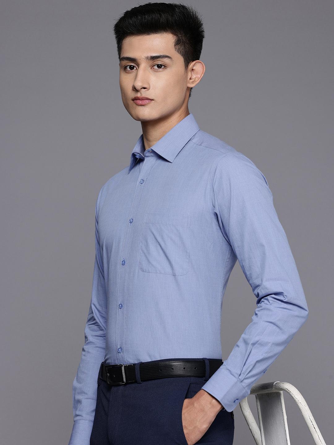 Buy Raymond Pure Cotton Slim Fit Formal Shirt - Shirts for Men 33440225 ...