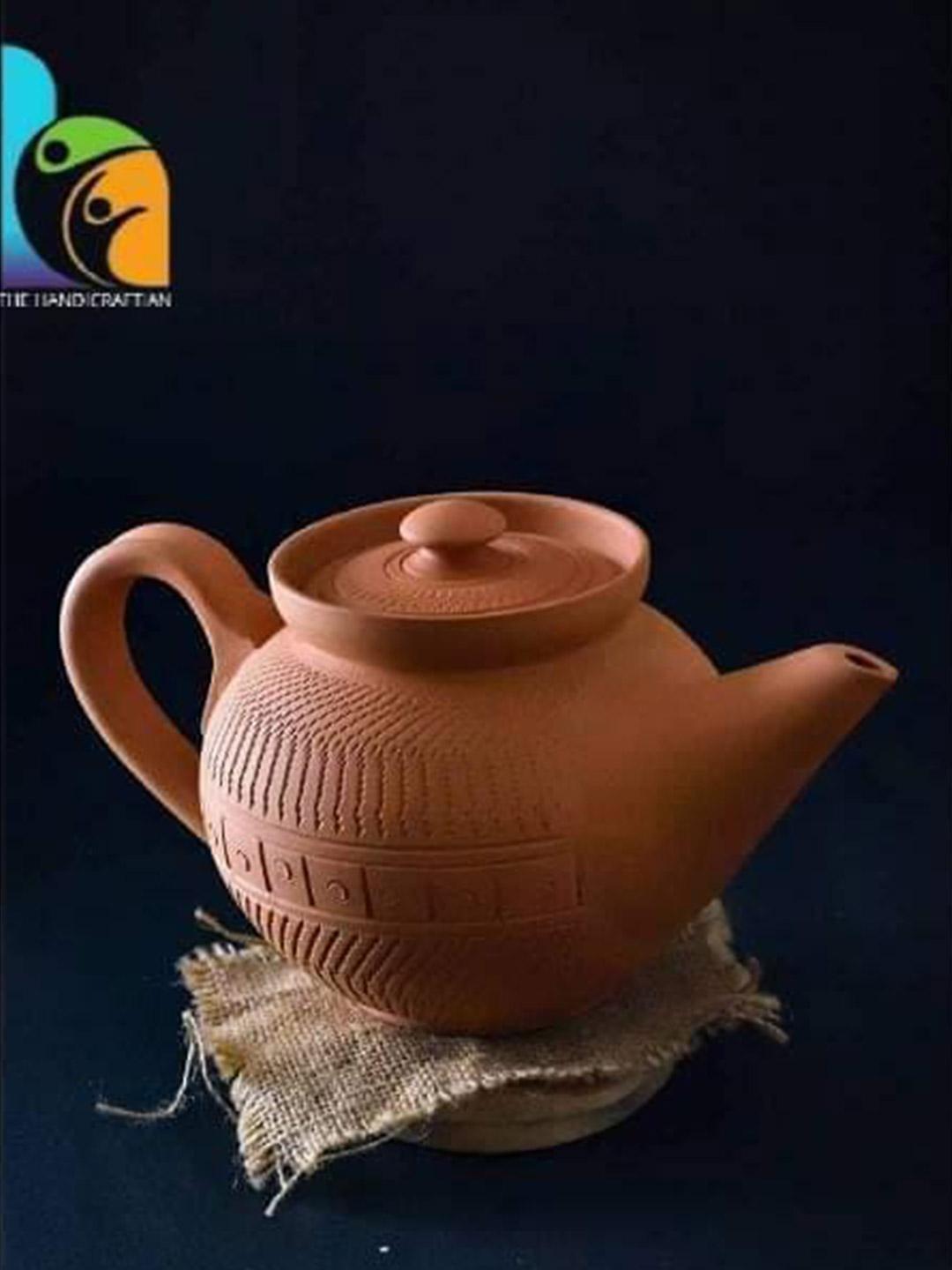 Buy The Handicraftian Terracotta ELEGANT Tea Kettle - Kettle for Unisex ...