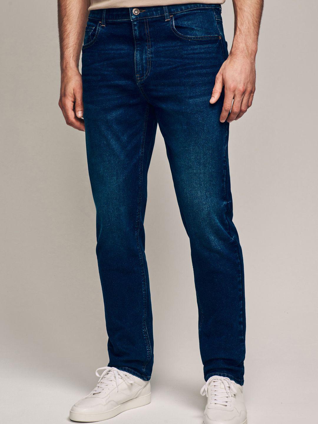 Buy NEXT Men Slim Fit Mid Rise Light Fade Stretchable Jeans - Jeans for ...