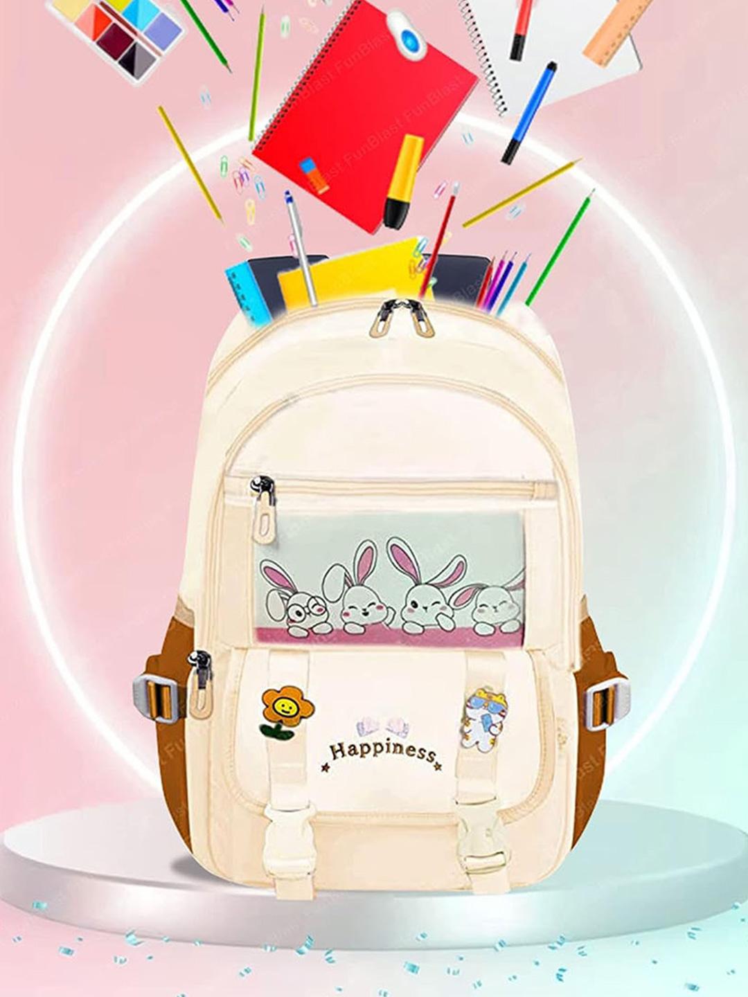 Buy YK Kids Set Of 4 Graphic Printed Backpack - Backpacks for Unisex ...