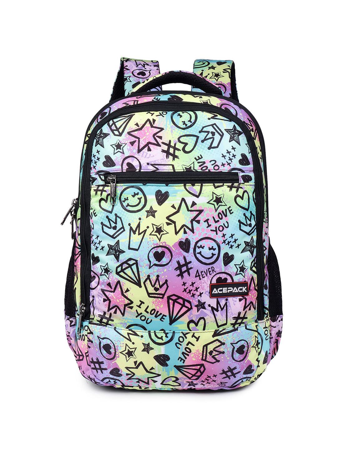 Buy ACEPACK Unisex Graphic Backpack With Compression Straps - Backpacks ...