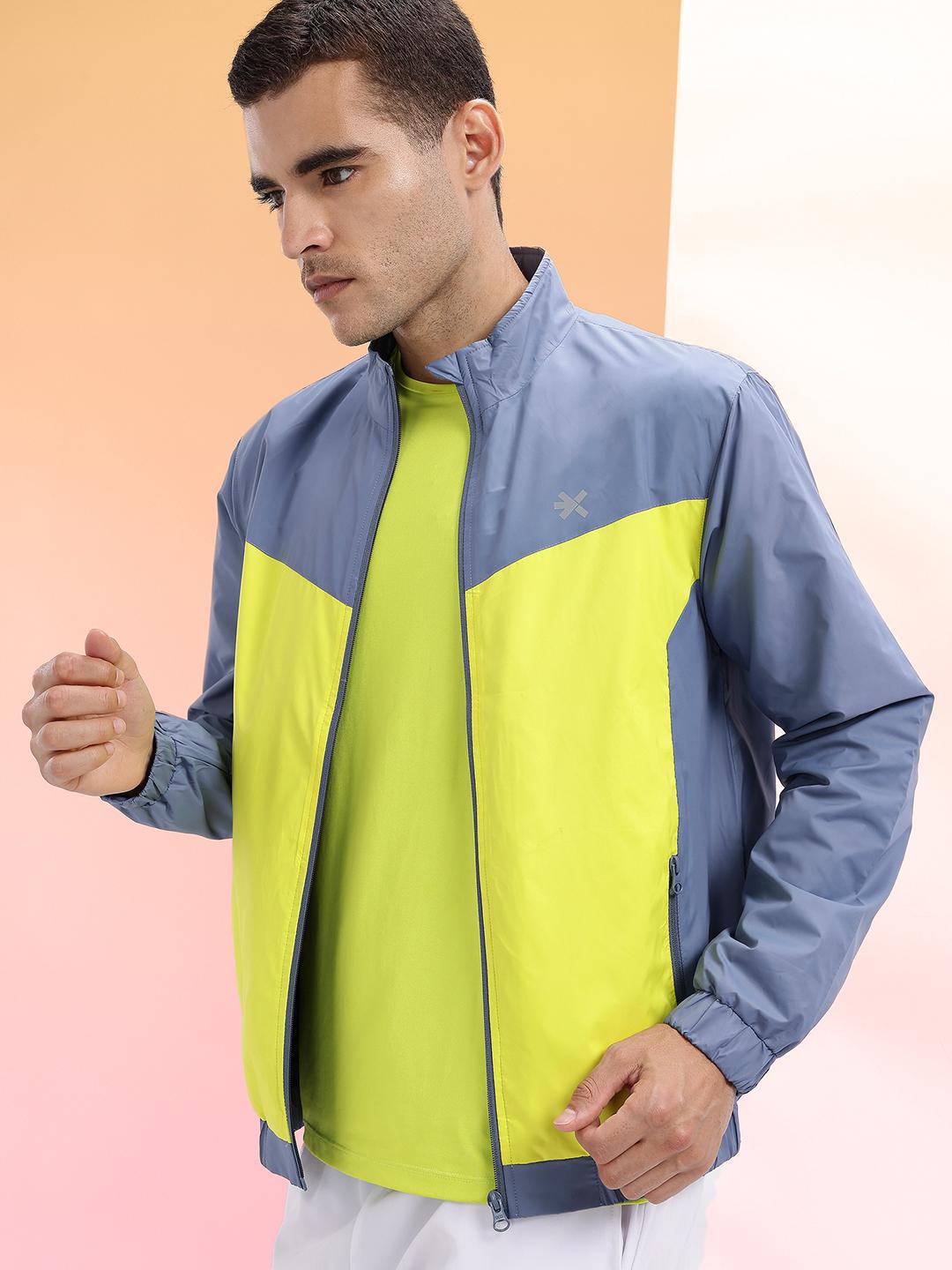 Buy HRX By Hrithik Roshan Rapid Dry Colourblocked Running Jacket ...