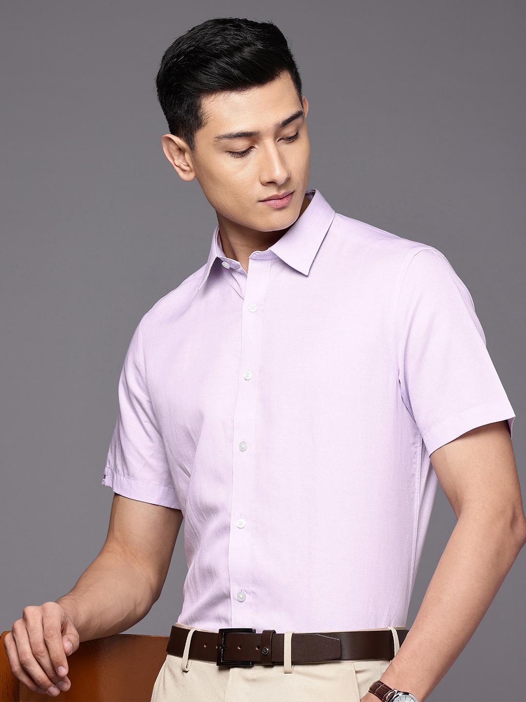 Buy Louis Philippe Pure Cotton Classic Fit Formal Shirt - Shirts for ...