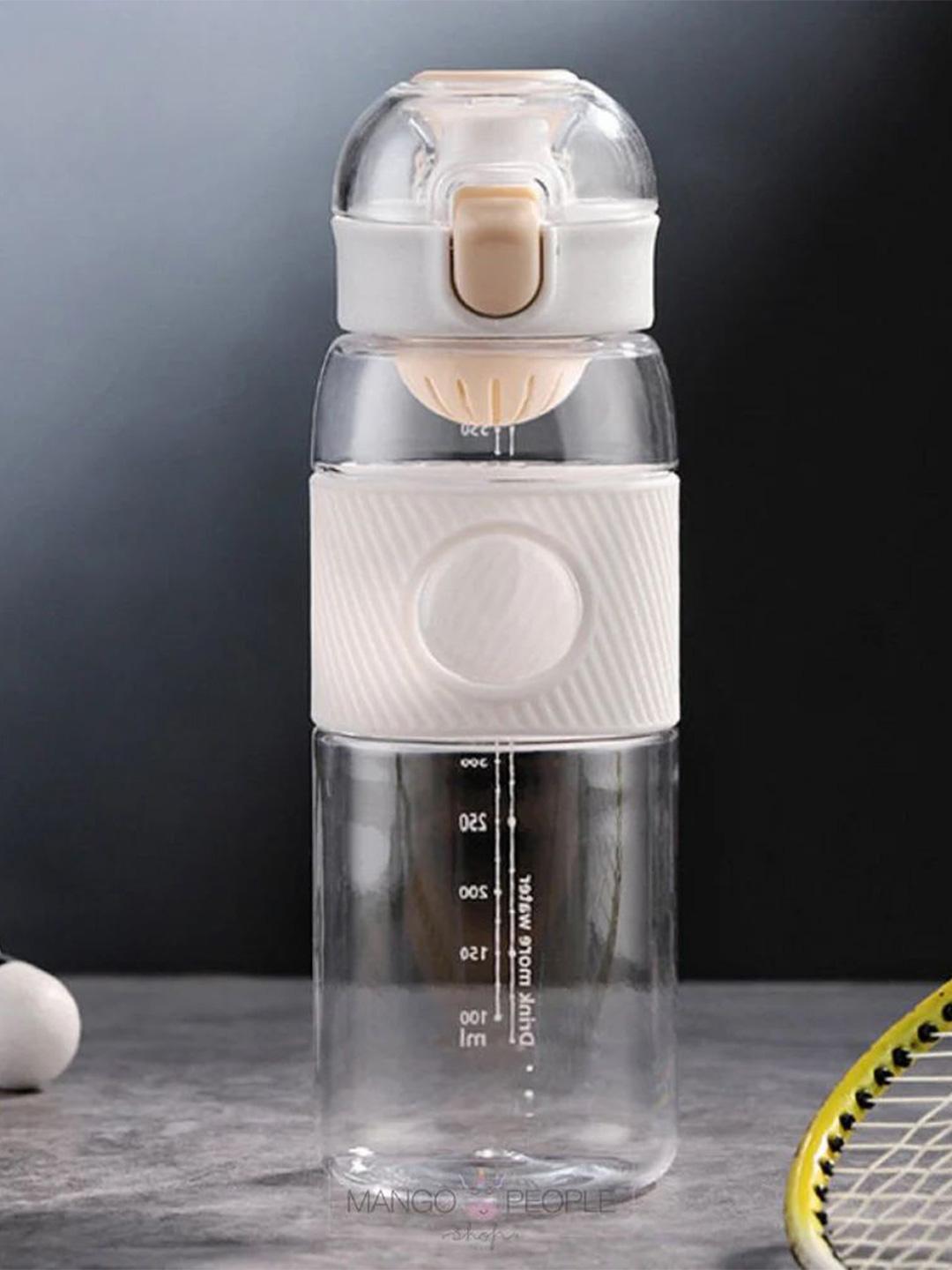 Buy YK White Solid Plastic Spill Proof Sipper 600ml - Water Bottle for ...