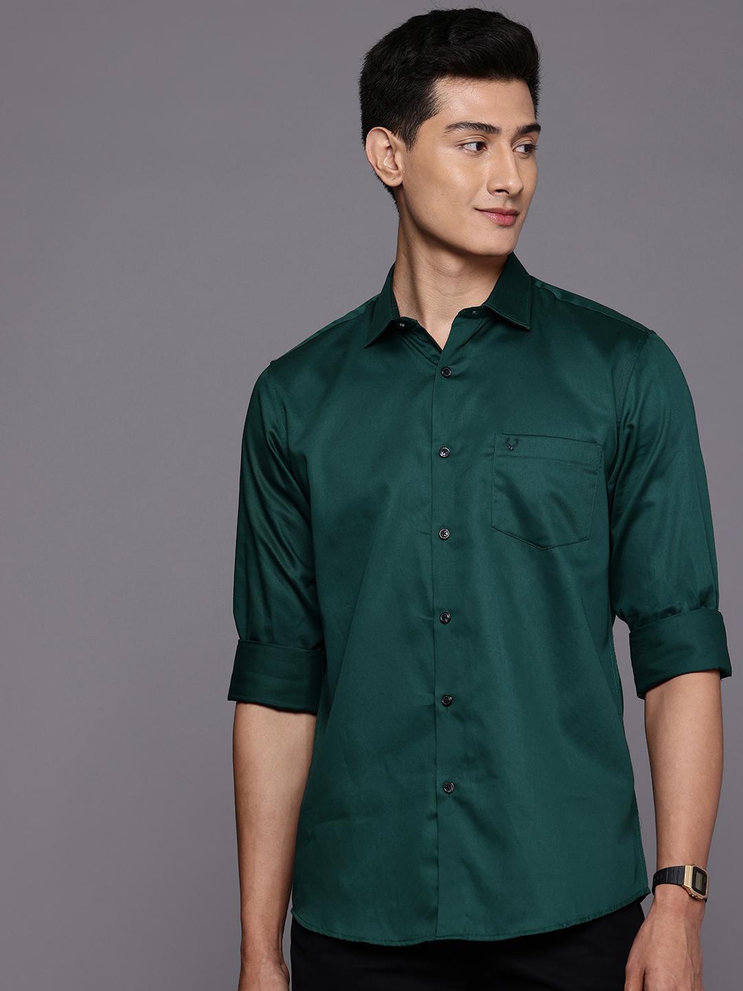 Buy Allen Solly Pure Cotton Classic Fit Casual Shirt - Shirts for Men ...