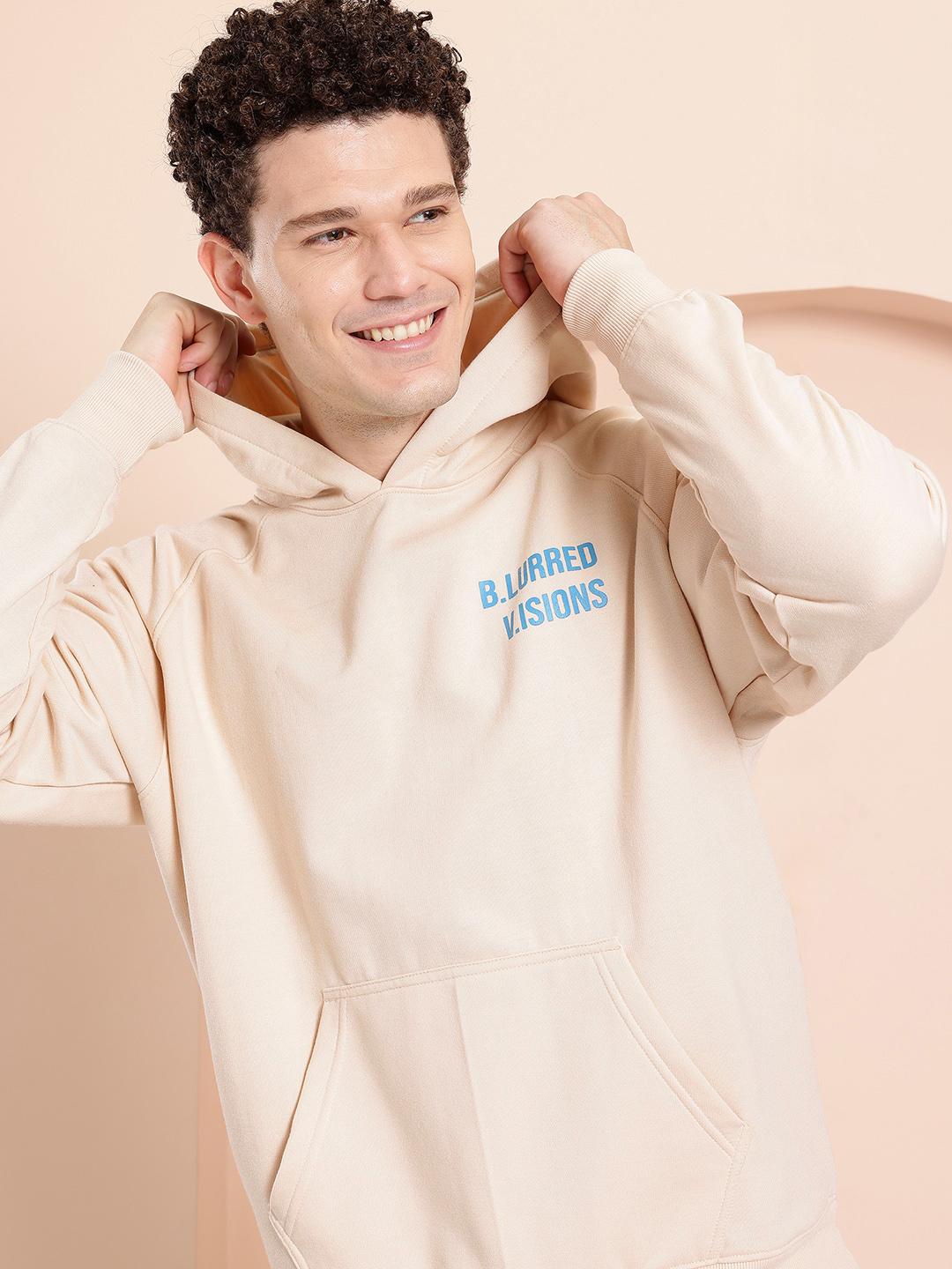 Buy Mast & Harbour Printed Hooded Sweatshirt - Sweatshirts for Men ...
