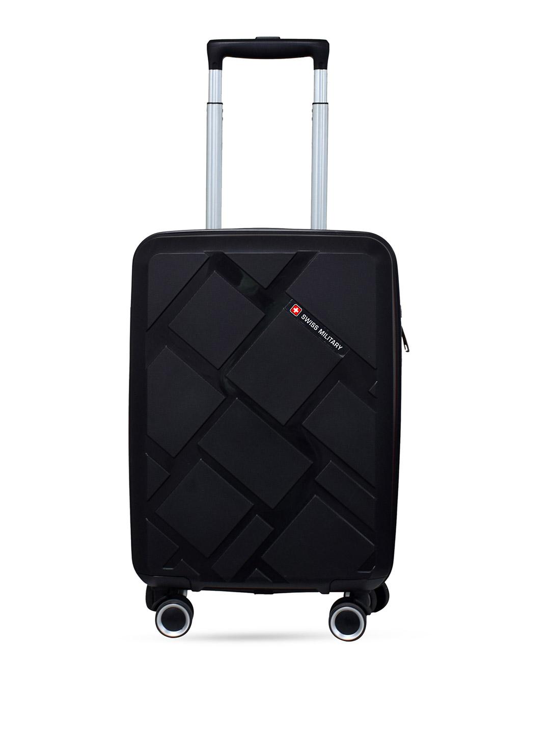 Buy SWISS MILITARY Starkey Textured Hard Sided Cabin Trolley Bag ...
