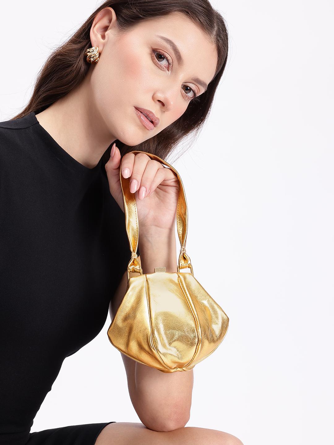 Buy MANGO Leather Potli Clutch - Clutches for Women 33671793 | Myntra