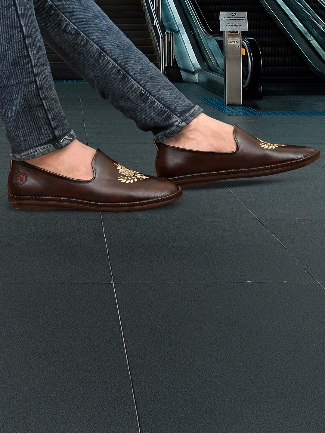 Buy Big Boon Men Woven Design Loafers - Casual Shoes for Men 33698968 ...