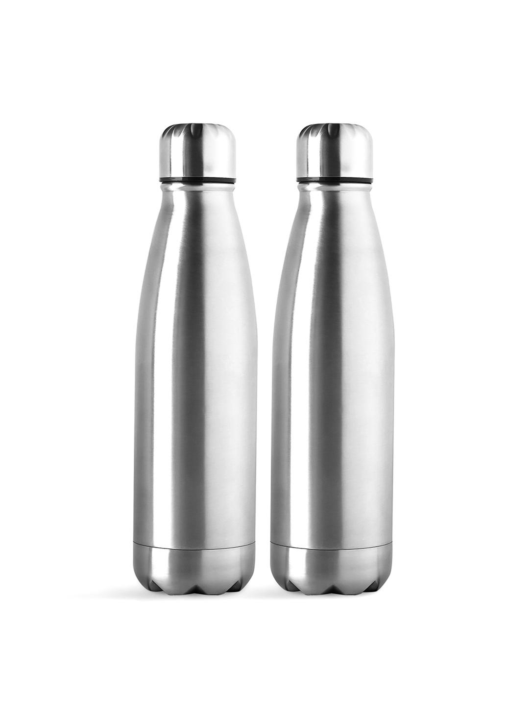 Buy Kuber Industries Silver Solid Stainless Steel Spill Proof 2 Piece ...