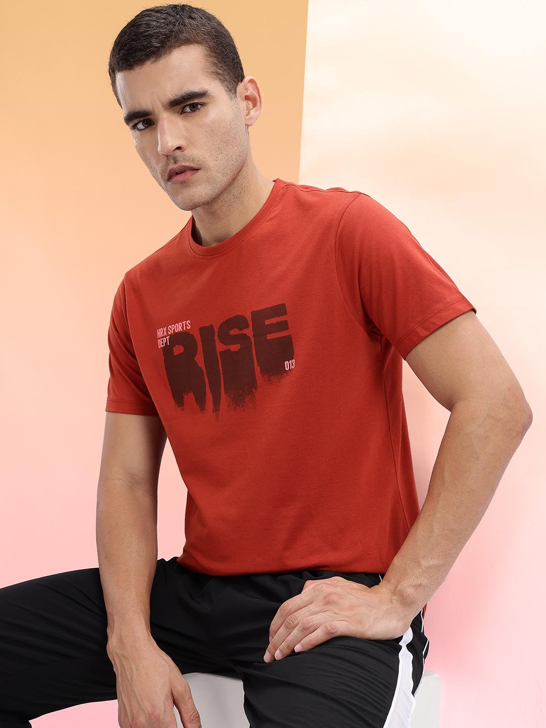 Buy HRX By Hrithik Roshan Typography Printed Regular Fit Lifestyle T ...