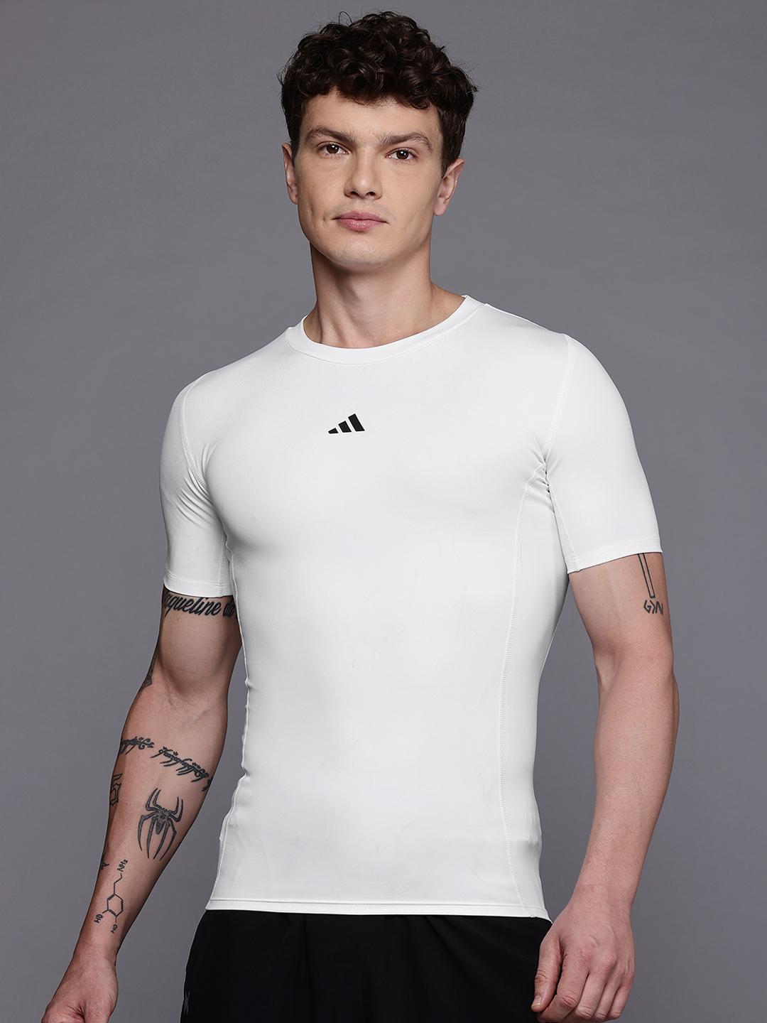 Buy ADIDAS TECHFIT Compression Training T Shirt - Tshirts for Men ...