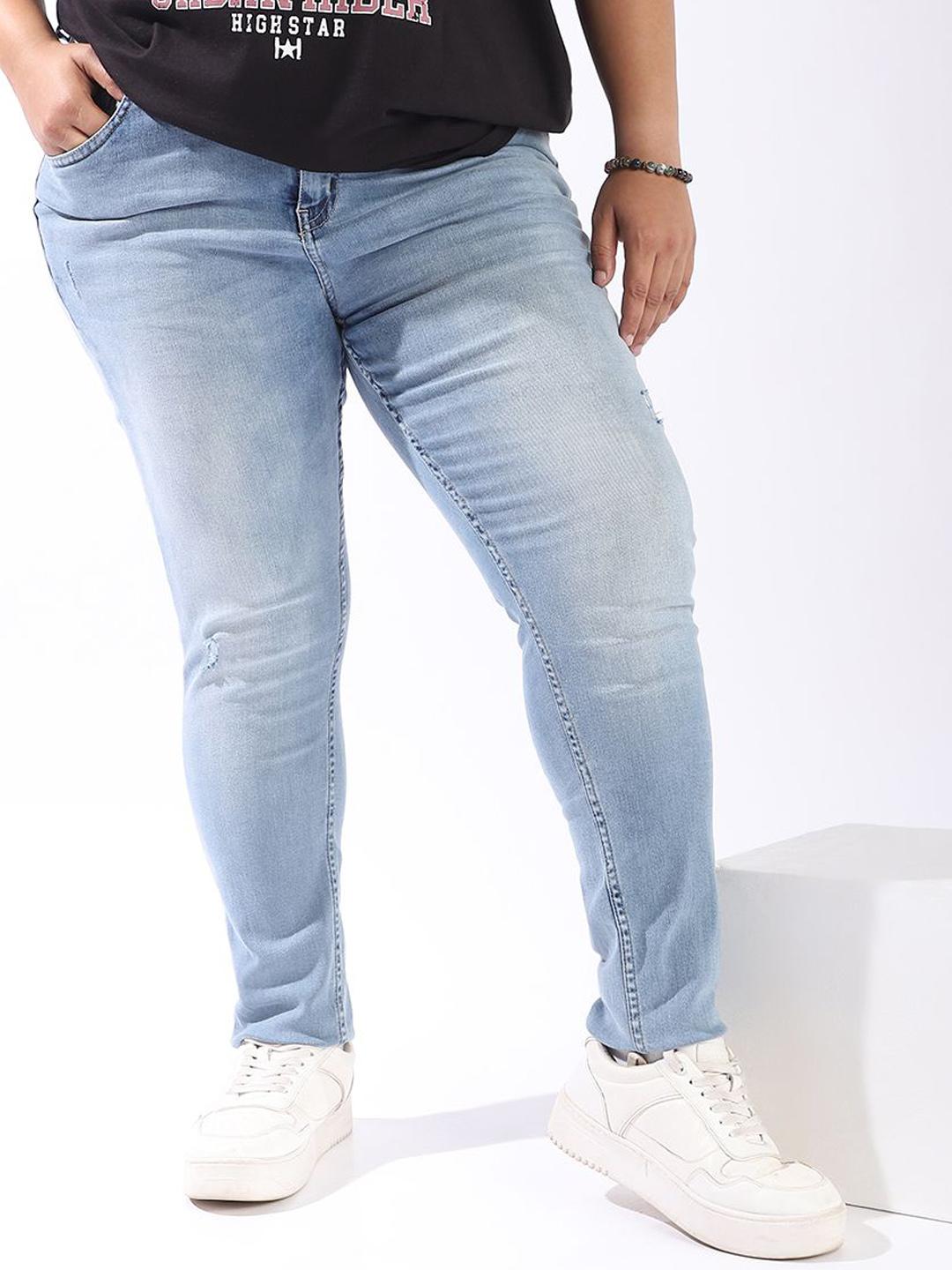 Buy Freeform By High Star Women Comfort Skinny Fit High Rise Light ...