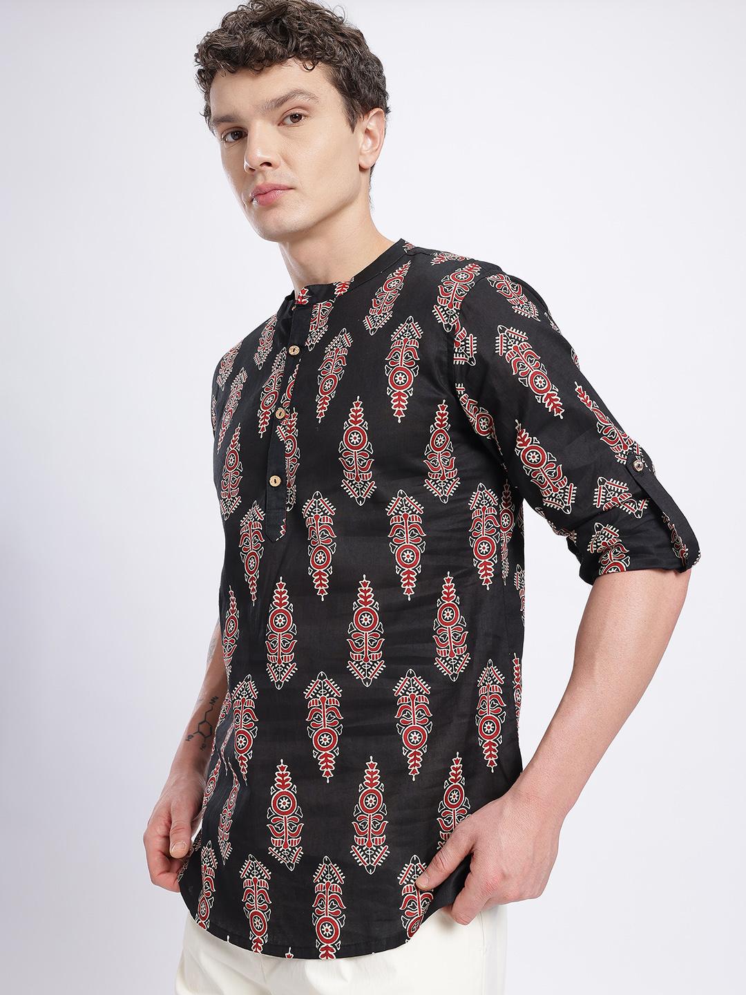 Buy Anouk Rustic Men Ethnic Motifs Printed Indie Prints Kurta - Kurtas for Men 33941921 | Myntra