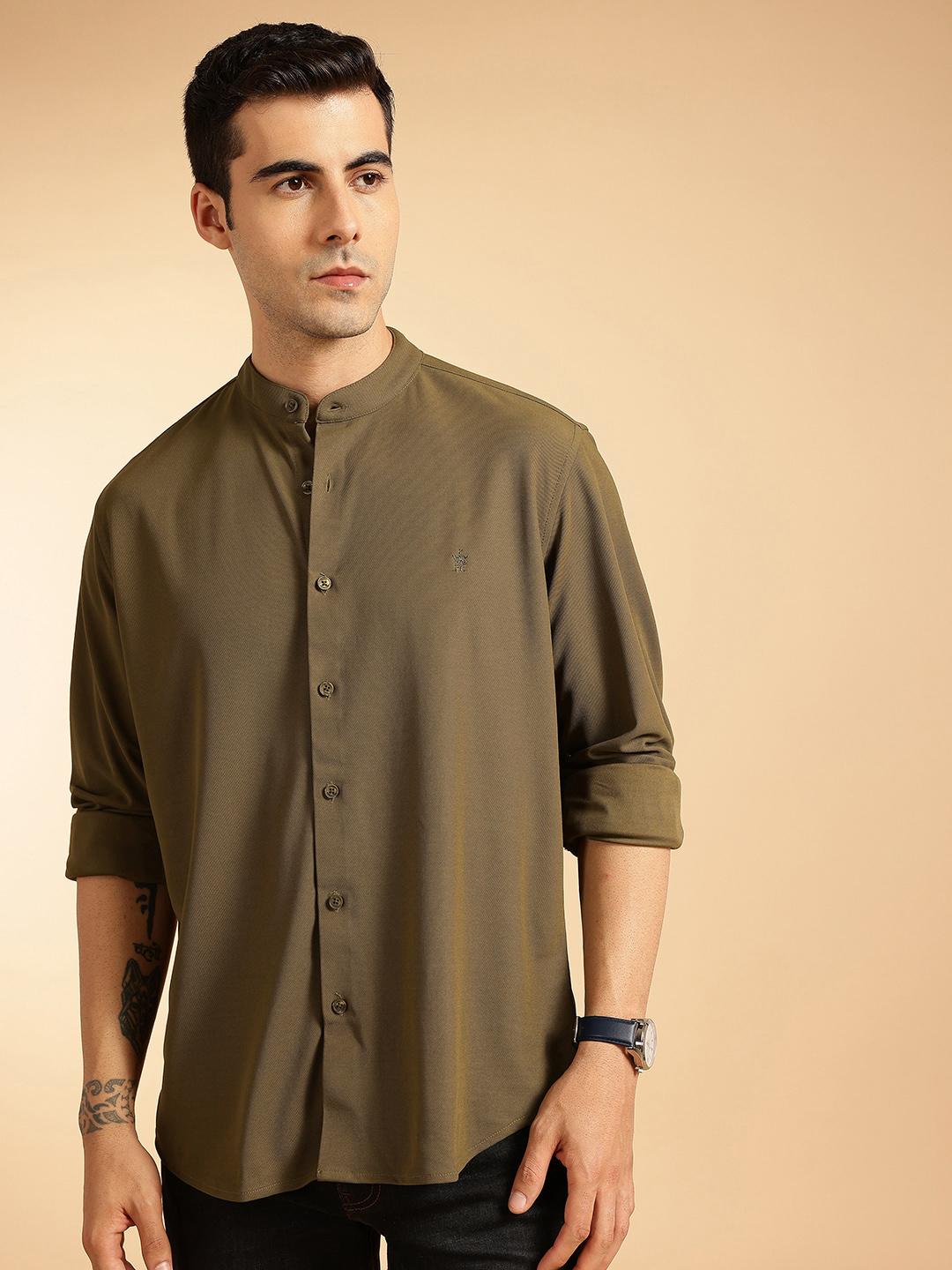 Buy French Connection Men Premium Slim Fit Casual Shirt - Shirts for ...