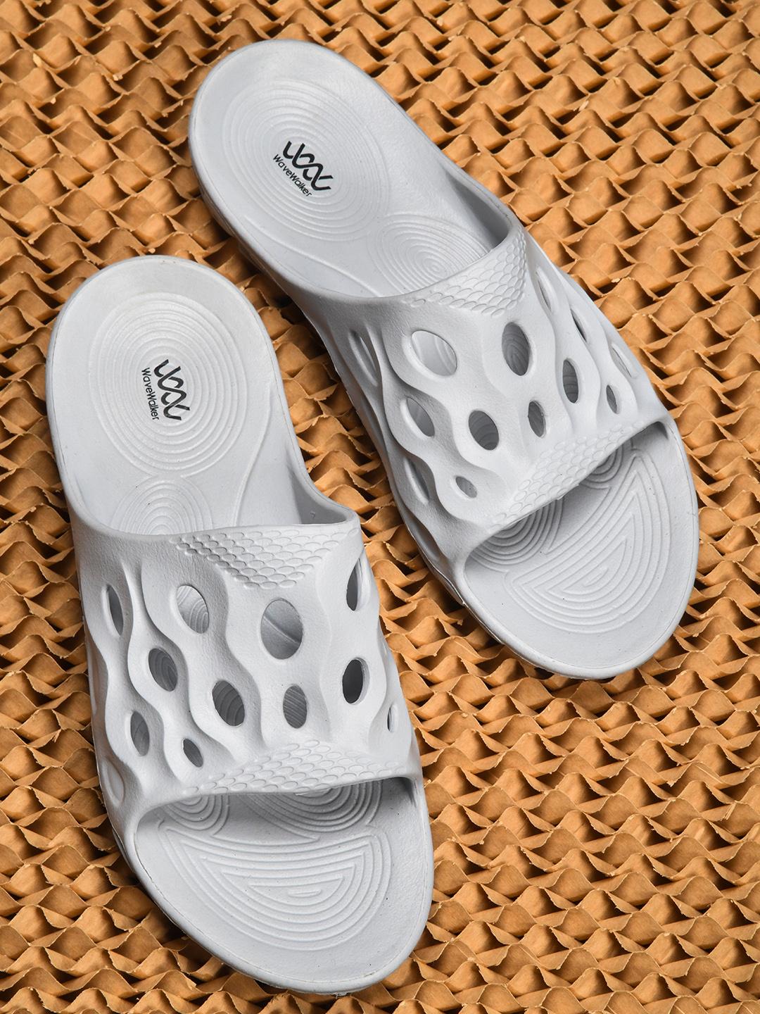 Buy WAVE WALKER Cushioned Footbed Slip On Slides - Flip Flops for Men ...