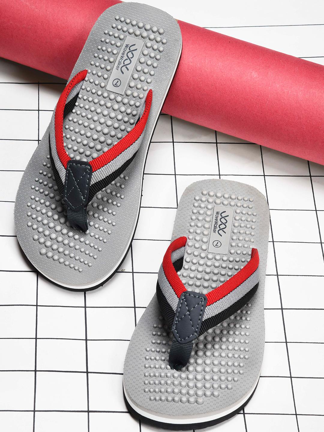 Buy WAVE WALKER Men ColourblockedThong Flip Flops - Flip Flops for Men ...