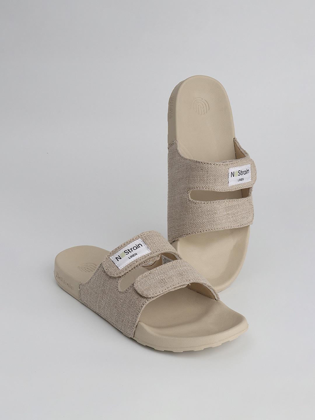 Buy NoStrain Men Solid Parallel Sugar Slider - Flip Flops for Men ...