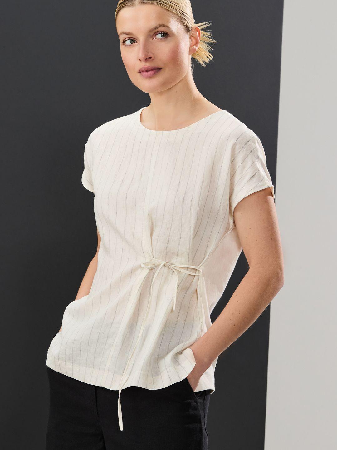 Buy NEXT Striped Extended Sleeves Top - Tops for Women 34224455 | Myntra