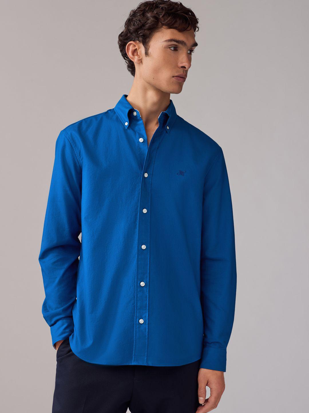Buy NEXT Oxford Weave Slim Fit Casual Shirt - Shirts for Men 34225606 ...