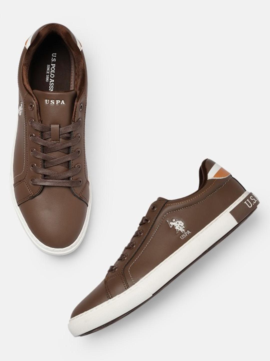 Buy U.S. Polo Assn. Men Round Toe Lace Ups Sneakers - Casual Shoes for ...