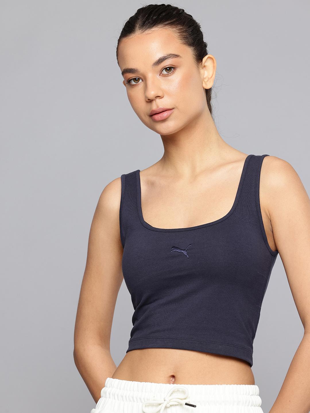 Buy Puma ESS Elevated Crop Top - Tops for Women 34276117 | Myntra