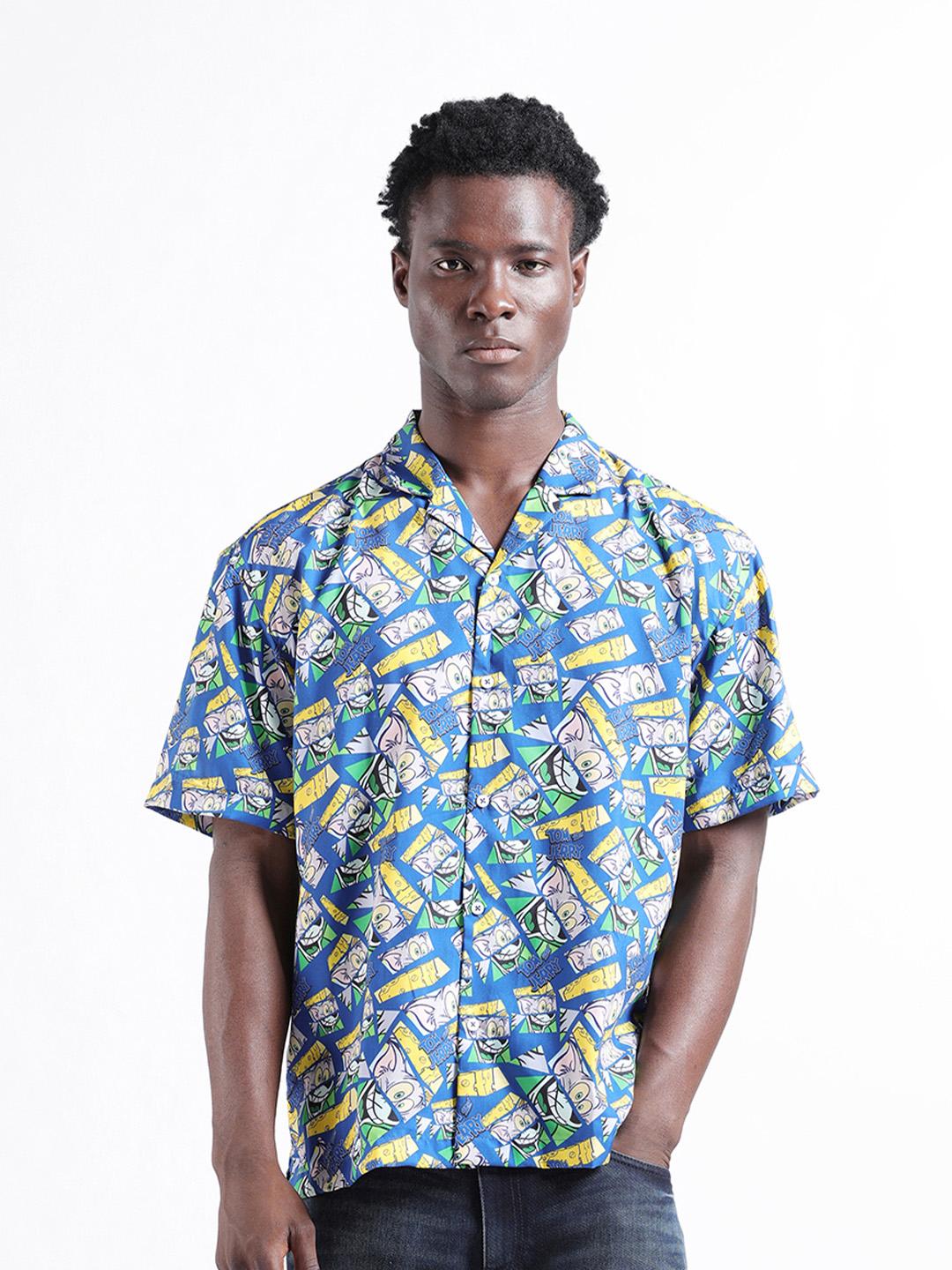 Buy The Indian Garage Co Men Relaxed Fit Tom & Jerry Printed Street ...