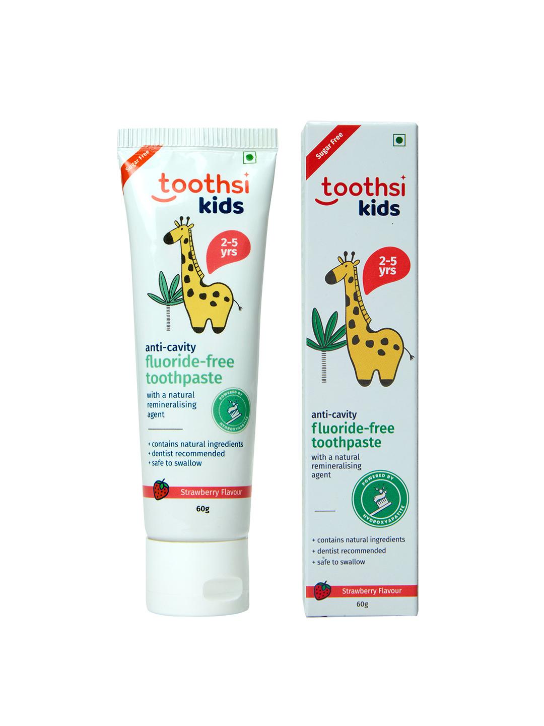 Buy Toothsi Kids Fluoride Free Toothpaste 60 G - Toothpaste And Tooth ...