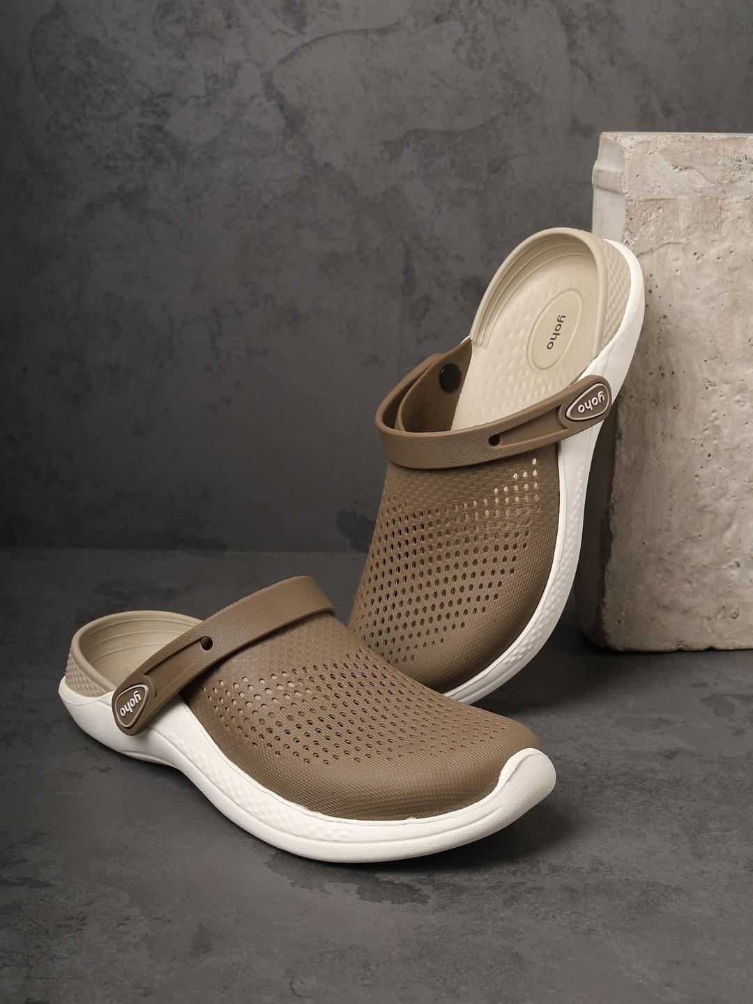 Buy Yoho Easy Glide Men Solid Casual Clogs - Flip Flops for Men ...